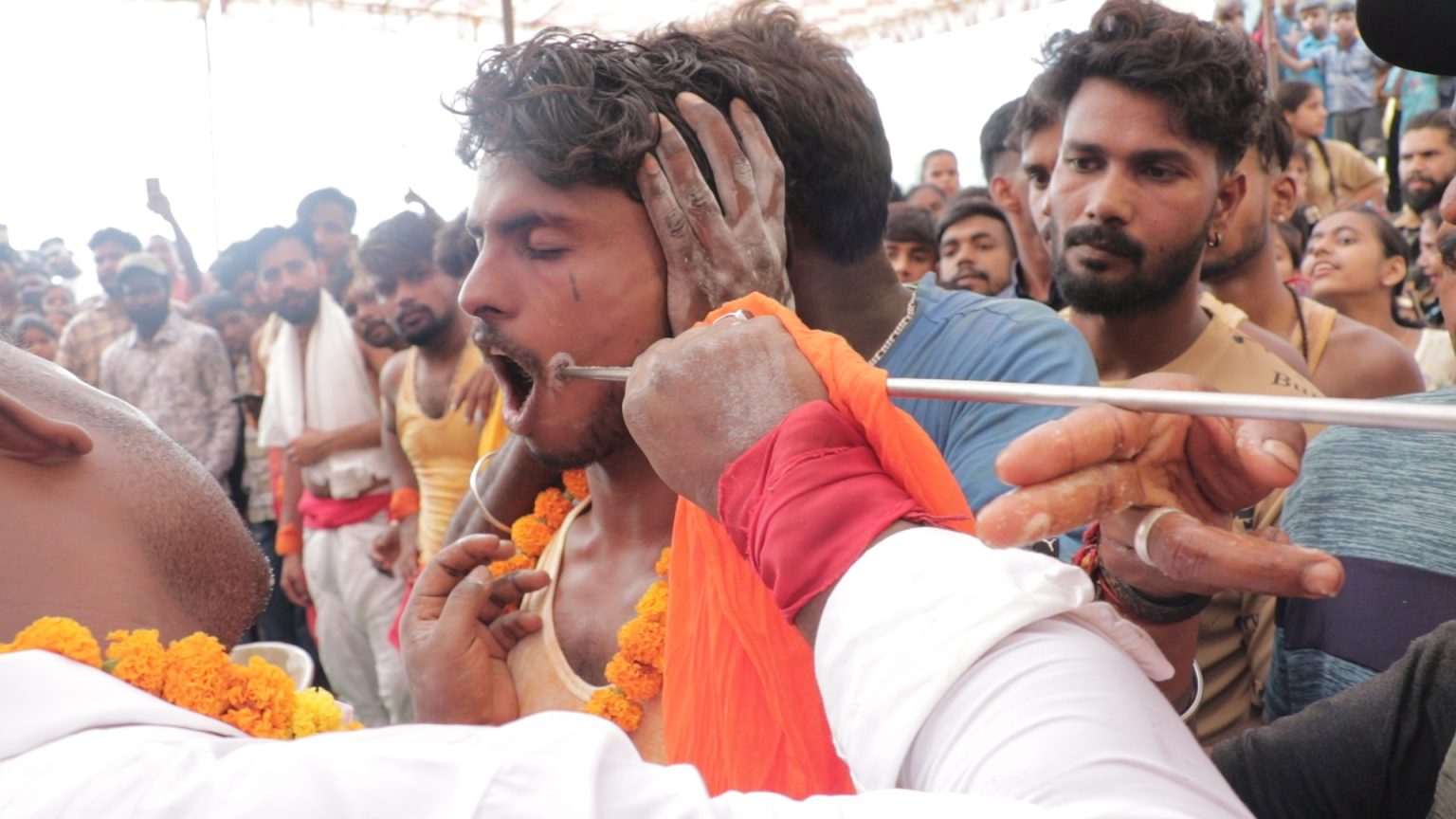 Devotees Undergo Extreme Body Modification in Honour of Hindu Goddess ...